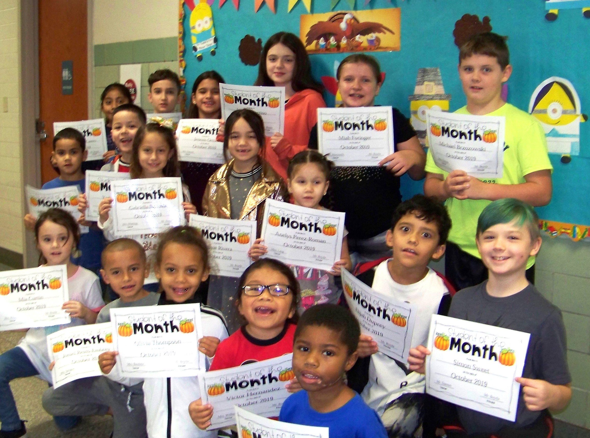 School 5 reveals October Students of the Month | News, Sports, Jobs ...